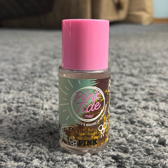 PINK Victoria's Secret | Makeup | Nwt Pink Tide Coconut Water X Waking ...